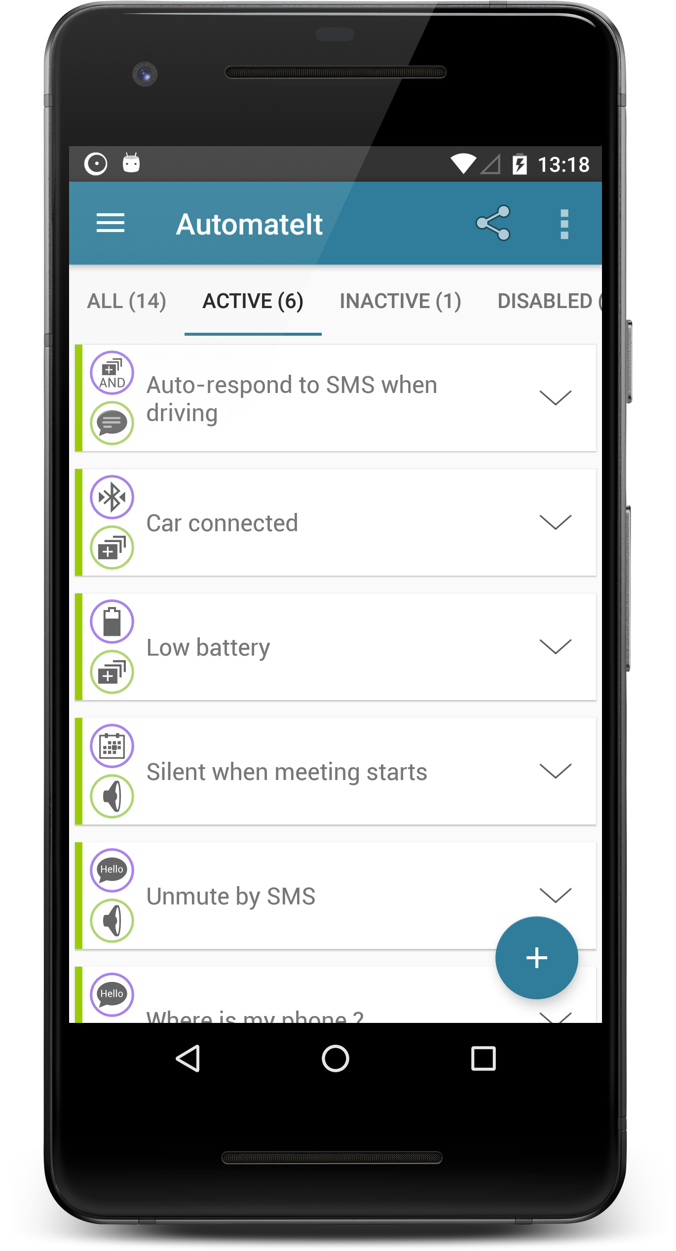AutomateIt - Automate tasks on your Android